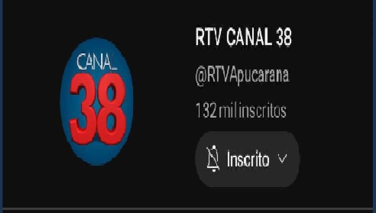 Canal do YouTube do Canal 38 alcança marca de 132 Mil Inscritos - Líder ...